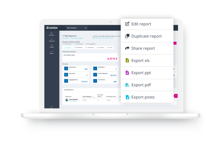 Stellar | The 5-star influencer marketing platform