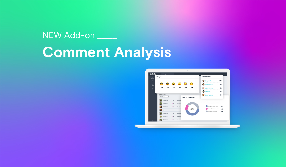 Stellar Tech platform - Comment analysis functionality - Stellar